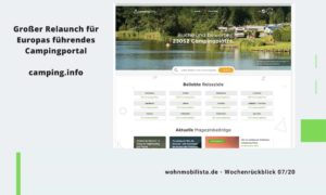 Camping News Wochenrückblick – KW07/2020 - Wohnmobilista